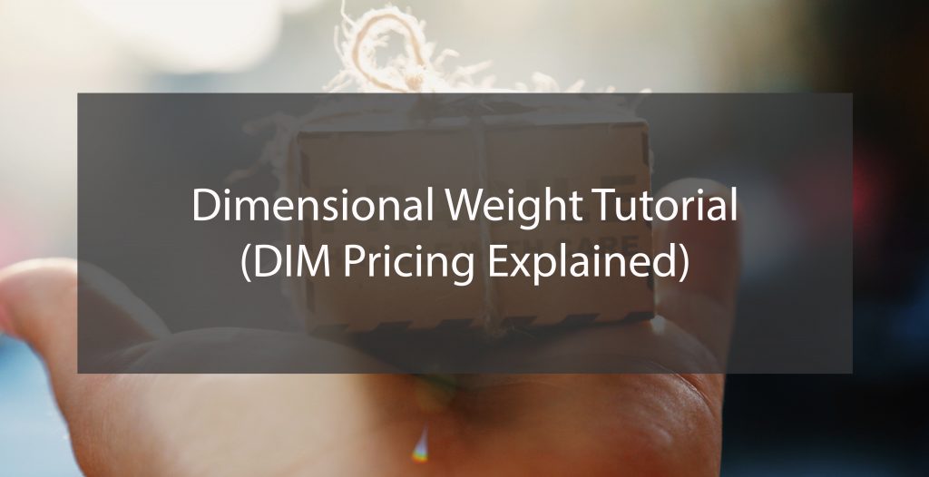 Tutorial de Peso Dimensional (Explicación de los Precios DIM) | Jay ...